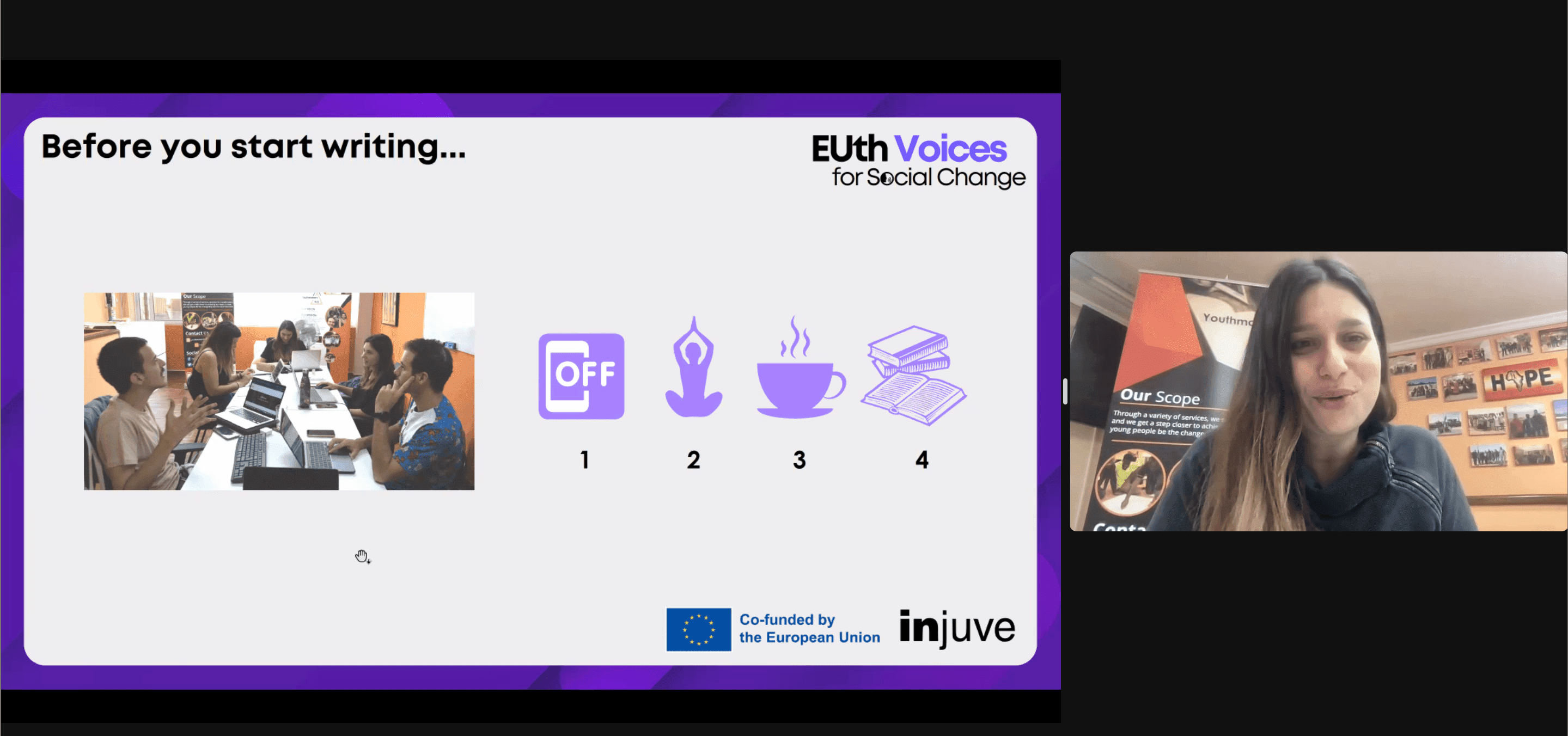 Webinar Series: #2 How to write an ESC project – EUth Voices for Social Change